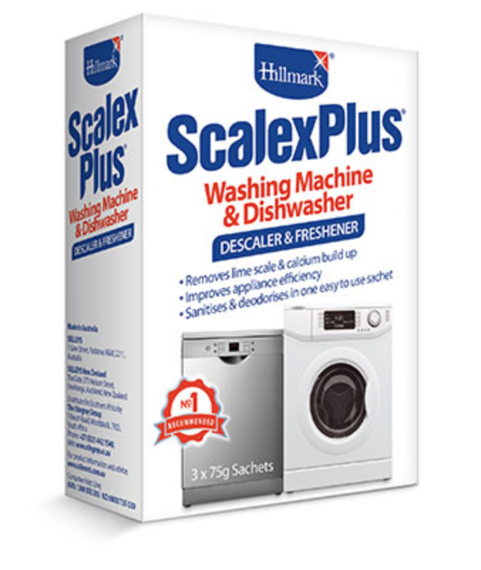 Hillmark Scalex Plus Washing Machine and Dishwasher Descaler and Freshener